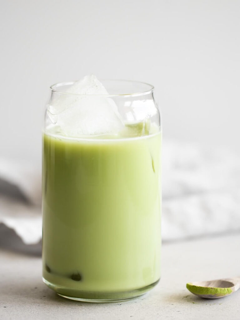 Iced Matcha Green Tea Latte Recipe - Real + Vibrant