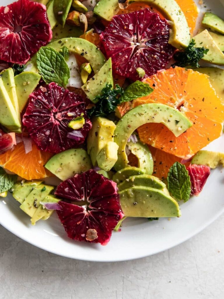 Citrus Avocado Salad (Vegan, Gluten-Free)%%page%% - Real + Vibrant