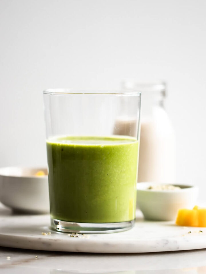 Tropical Matcha Green Tea Smoothie - Real + Vibrant