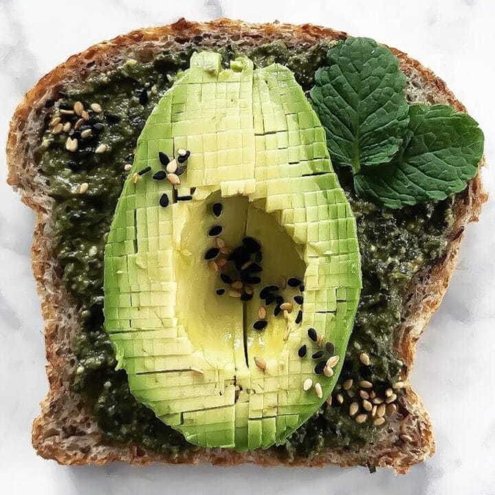 Avocado Toast with Pesto Recipe (Easy + Delicious!) - Real and Vibrant