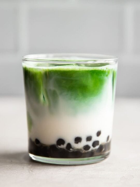 Matcha Bubble Tea (Boba Tea Recipe) - Real and Vibrant