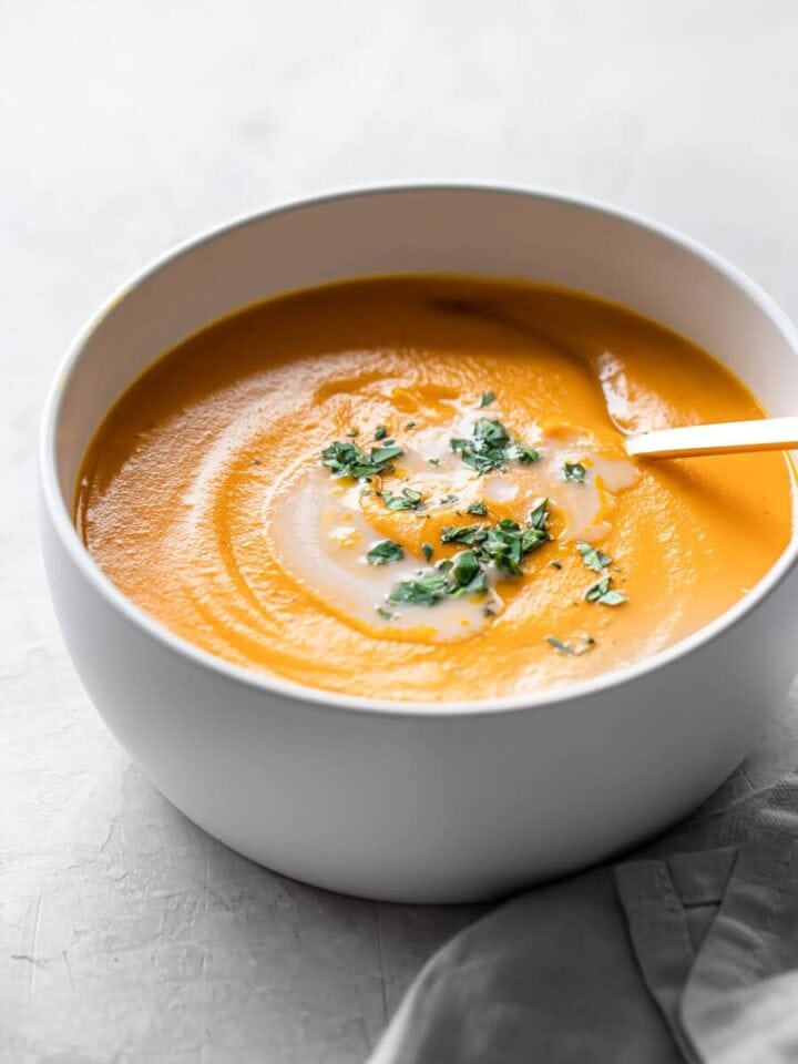 Sweet Potato Soup Recipe (Silky Smooth) - Real + Vibrant